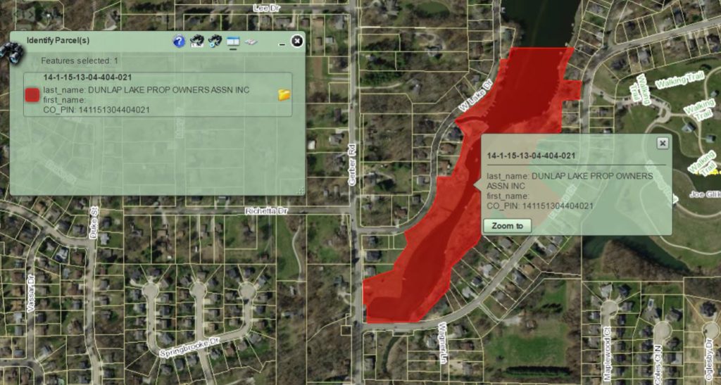 Association owned property | Dunlap Lake Property Owner's Association